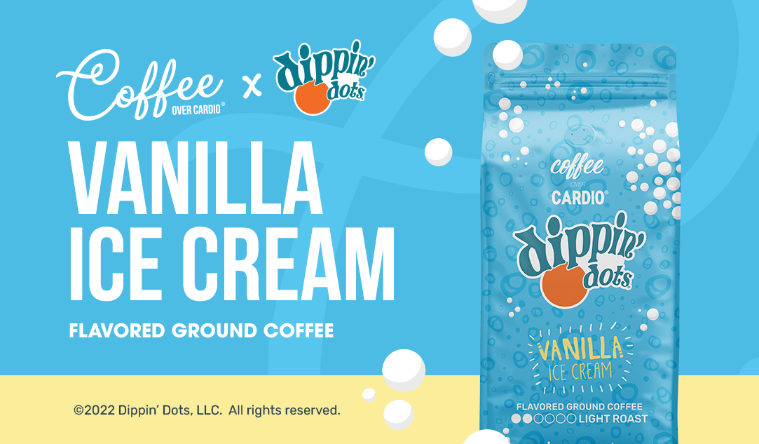 Dippin' Dots® Vanilla Ice Cream | 12oz – CoffeeOverCardio Dippin' Dots® Vanilla Ice Cream | 12oz – CoffeeOverCardio